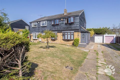 3 bed semi-detached house for sale in Clay Hill Road, Basildon SS16, £ ...