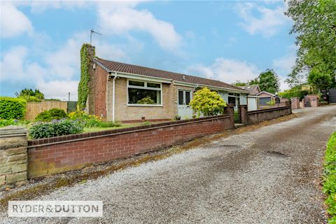 Rochdale Road, High Crompton, Shaw, Oldham OL2, 3 bed detached bungalow ...