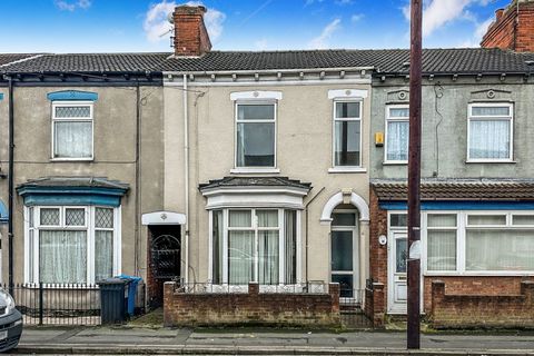 2 bed terraced house for sale in Mersey Street, Hull HU8, £80,000 - Zoopla