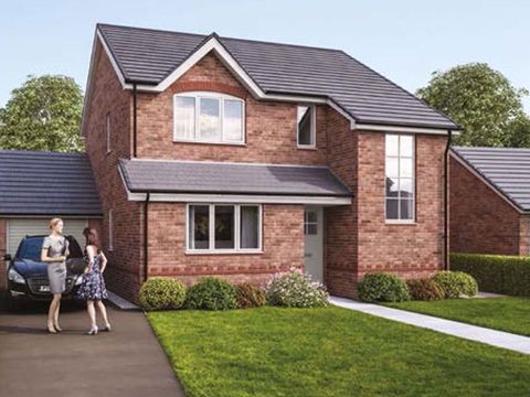 New home, 3 bed detached house for sale in Heritage Court, Acrefair ...