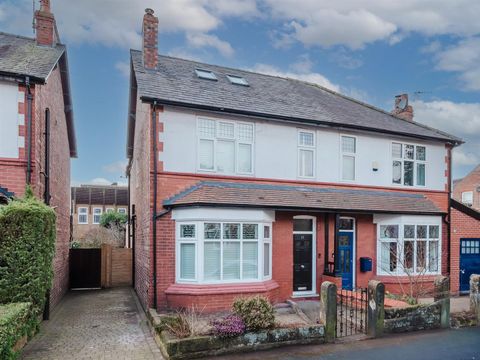 4 bed semi-detached house for sale in Addison Road, Hale, Altrincham ...