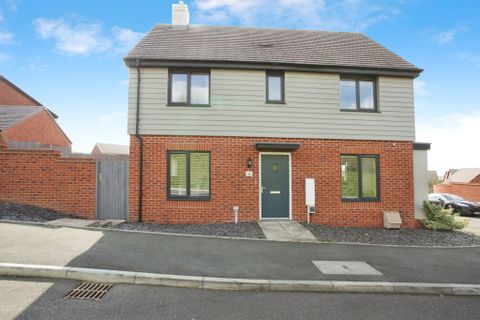 3 bed detached house for sale in Stretton Close, Rugby CV23, £320,000 - Zoopla