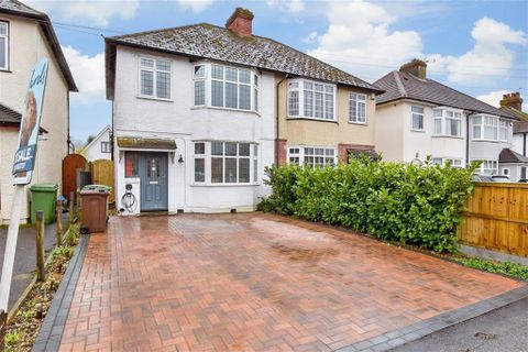 3 bed semi-detached house for sale in Sutton Road, Maidstone, Kent ME15 ...